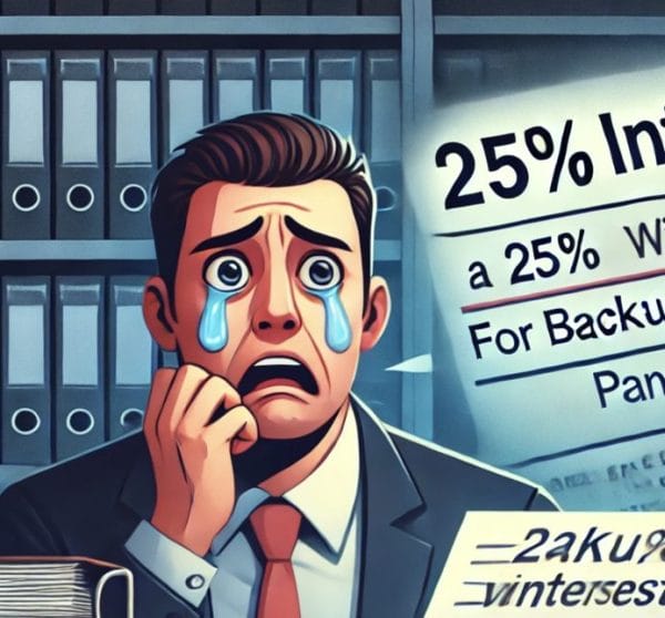 Backup Withholding Taxes - If You Don't Get a Tax Number